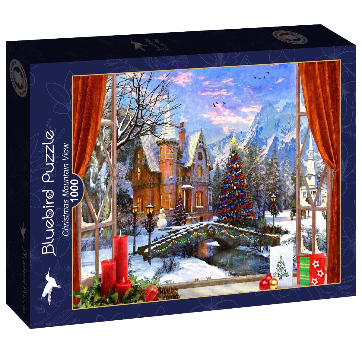 Christmas Mountain View - Bluebird Puzzle - 1000 Teile | puzzle.…